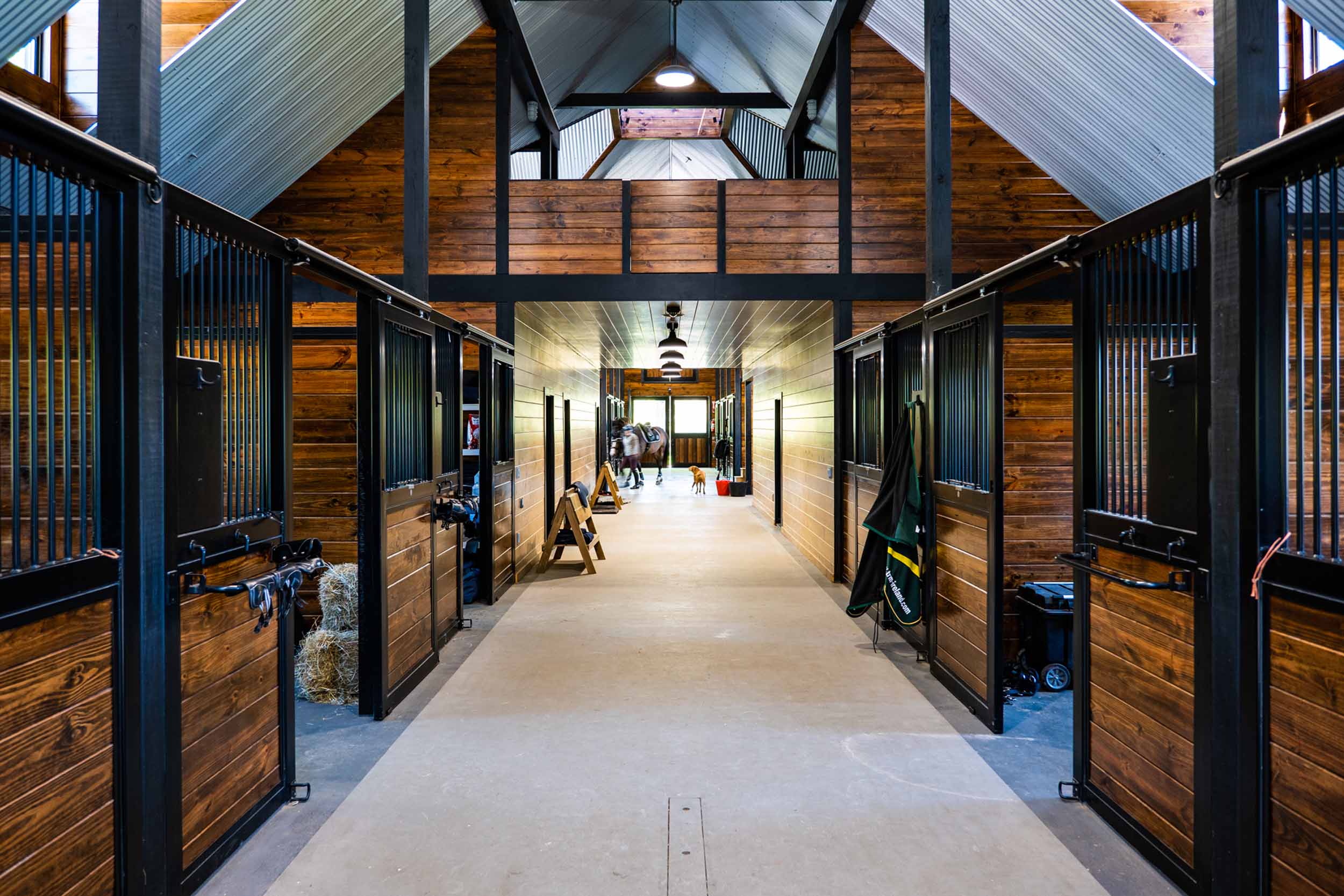 Stable Interiors - Horse Barns by Old Town Barns