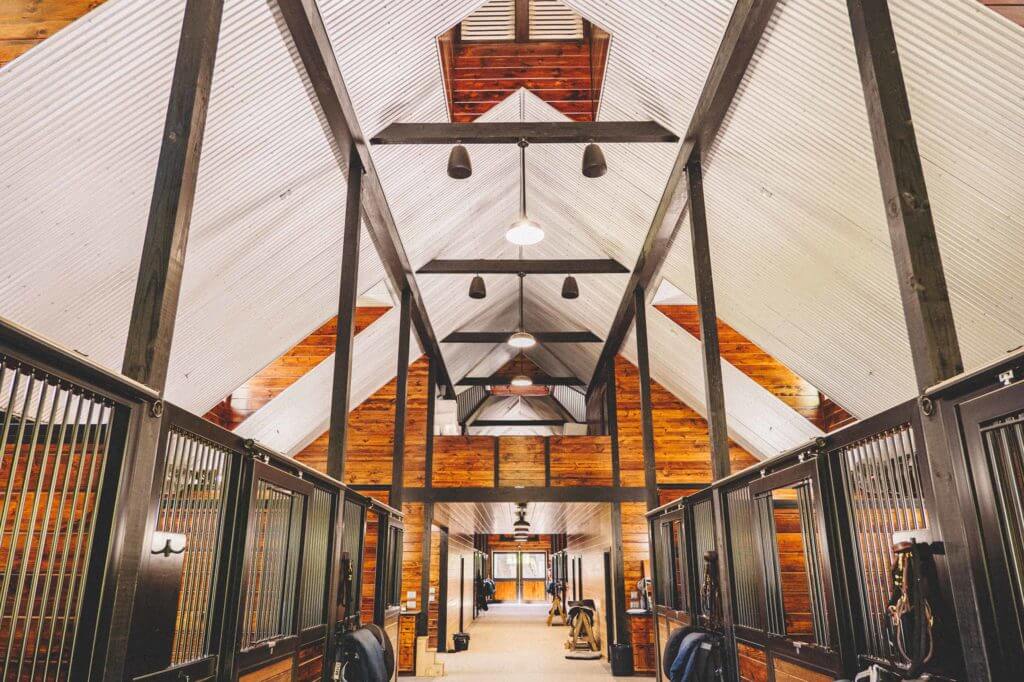 Stable Interiors - Horse Barns by Old Town Barns